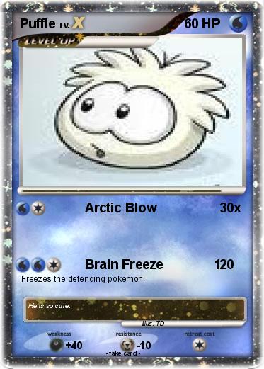 Pokémon Puffle 42 42 - Arctic Blow - My Pokemon Card