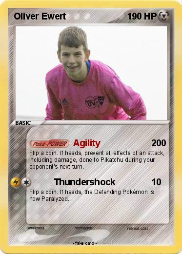 Pokémon Oliver Ewert - Agility - My Pokemon Card