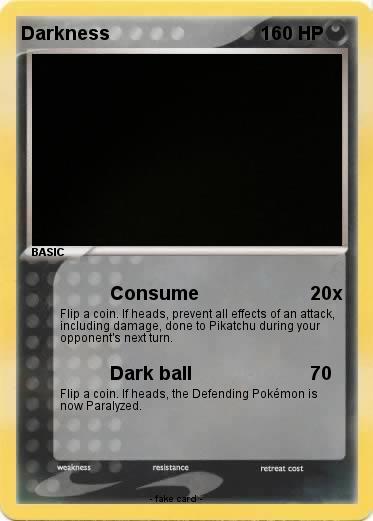 Pokémon Darkness 1410 1410 - Consume - My Pokemon Card