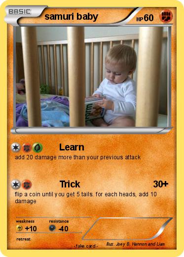 Pokémon samuri baby - Learn - My Pokemon Card