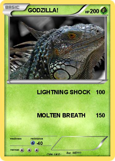 Pokémon GODZILLA 2037 2037 - LIGHTNING SHOCK - My Pokemon Card
