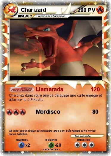 Pokémon Charizard 1809 1809 - Llamarada 120 - Ma carte Pokémon