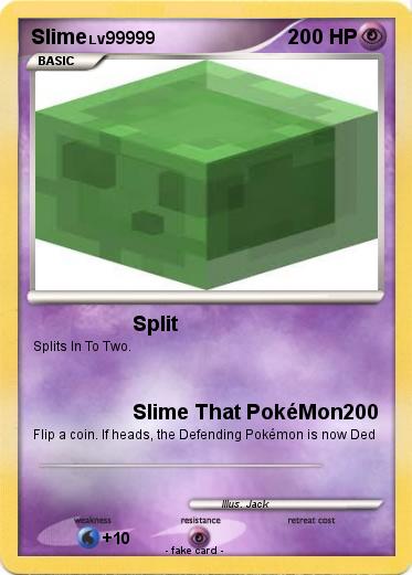 Pokémon Slime 463 463 - Split - My Pokemon Card