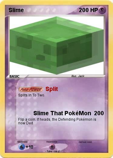 Pokémon Slime 462 462 - Split - My Pokemon Card