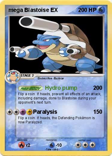 Pokémon mega Blastoise EX 67 67 - Hydro pump - My Pokemon Card