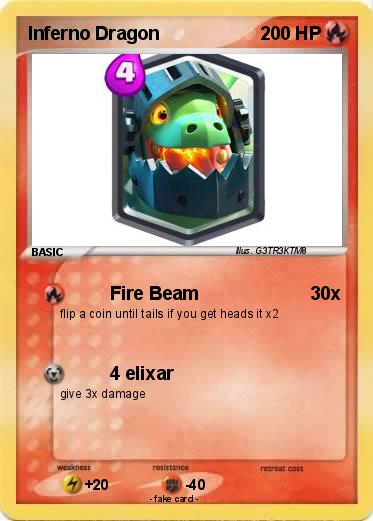 Pokémon Inferno Dragon 29 29 - Fire Beam - My Pokemon Card