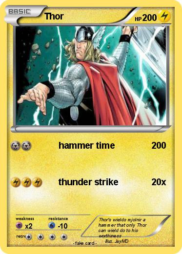 Pokémon Thor 619 619 - hammer time - My Pokemon Card