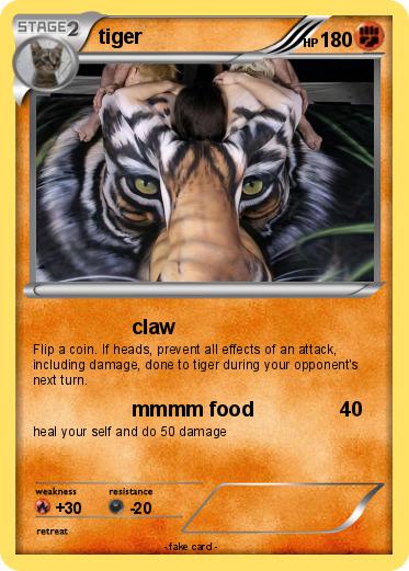 Pokémon tiger 869 869 - claw - My Pokemon Card