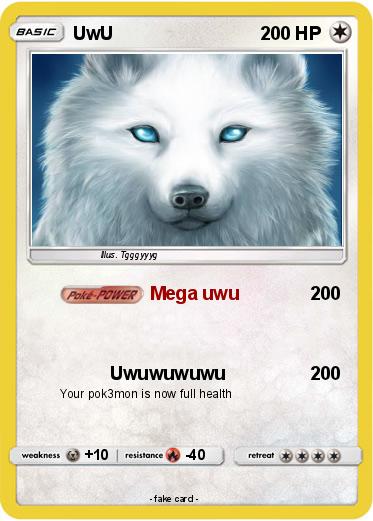 Pokémon UwU 26 26 - Mega uwu - My Pokemon Card