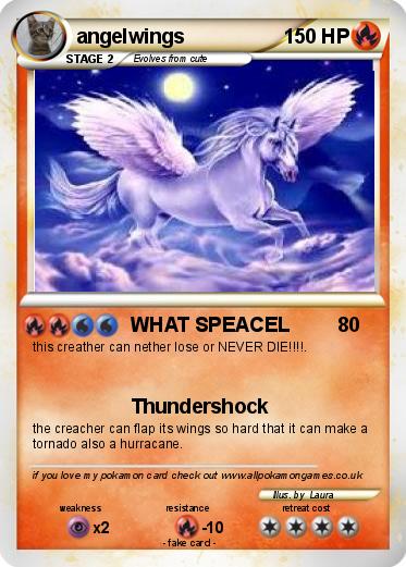 Pokémon angelwings - WHAT SPEACEL - My Pokemon Card