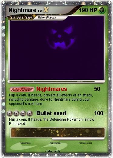 Pokémon Nightmare 506 506 - Nightmares - My Pokemon Card
