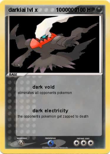 Pokémon darkiai lvl x 1000000 1000000 - dark void - My Pokemon Card
