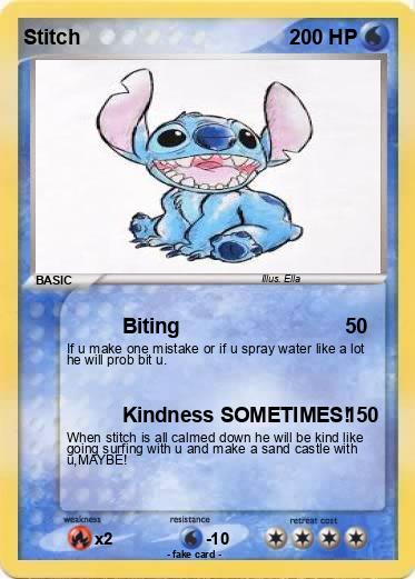 Pokémon Stitch 436 436 - Biting - My Pokemon Card