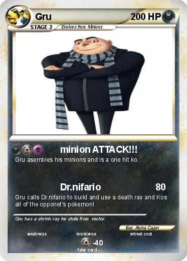 Pokémon Gru 21 21 - minion ATTACK!!! - My Pokemon Card