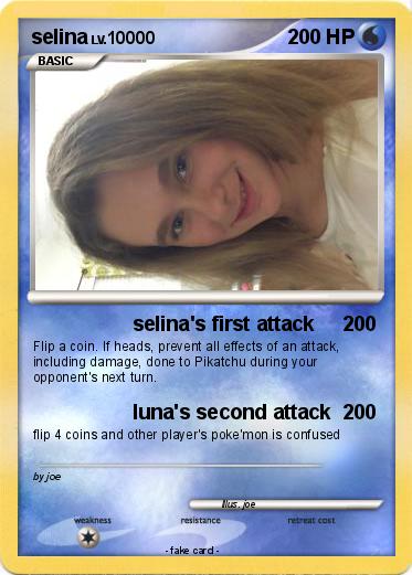 Pokémon selina 17 17 - selina's first attack - My Pokemon Card