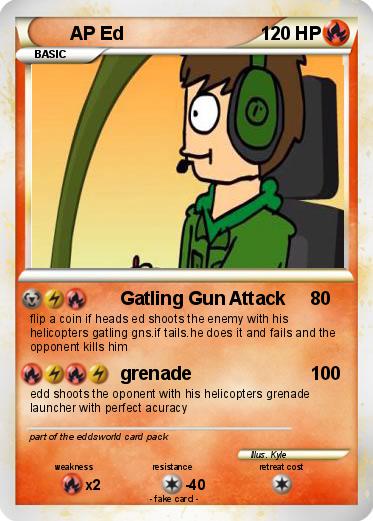 Pokémon AP Ed - Gatling Gun Attack - My Pokemon Card