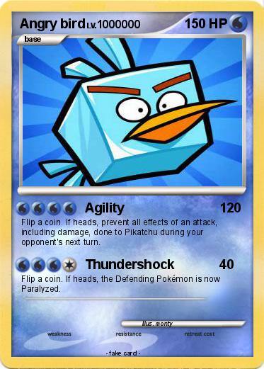 Pokémon Angry bird 588 588 - Agility - My Pokemon Card