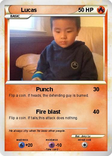 Pokémon Lucas 1242 1242 - Punch - My Pokemon Card