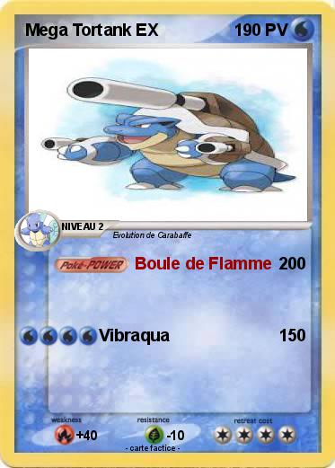 Pokémon Mega Tortank EX - Boule de Flamme - Ma carte Pokémon