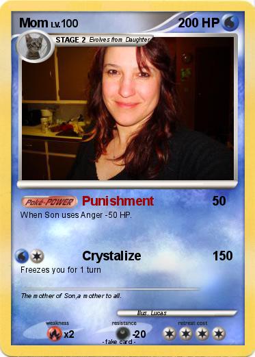Pokémon Mom 723 723 - Punishment - My Pokemon Card
