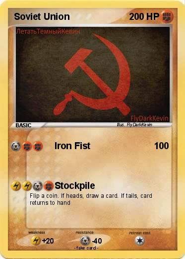 Pokémon Soviet Union 8 8 - Iron Fist - My Pokemon Card