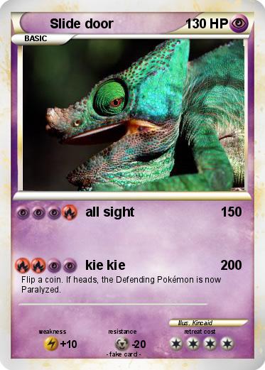 Pokémon Slide door - all sight - My Pokemon Card