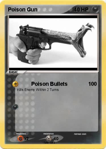 Pokémon Poison Gun - Poison Bullets - My Pokemon Card
