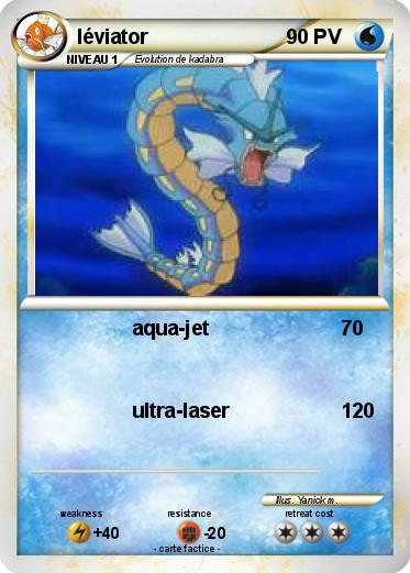 Pokémon leviator 533 533 - aqua-jet - Ma carte Pokémon