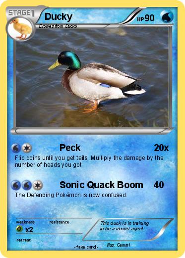 Pokémon Ducky 177 177 - Peck - My Pokemon Card