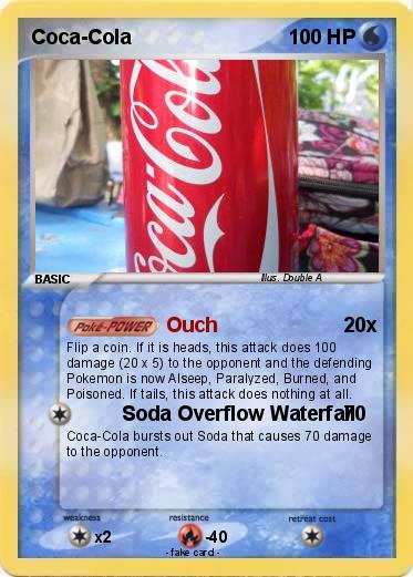 Pokémon Coca Cola 88 88 - Ouch - My Pokemon Card