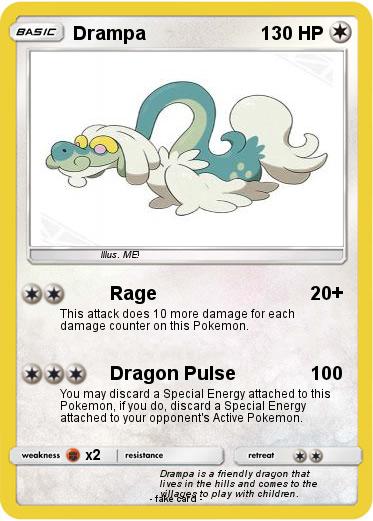 Pokémon Drampa 16 16 - Rage - My Pokemon Card