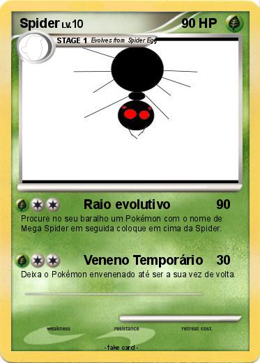 Pokémon Spider 1575 1575 - Raio evolutivo - My Pokemon Card