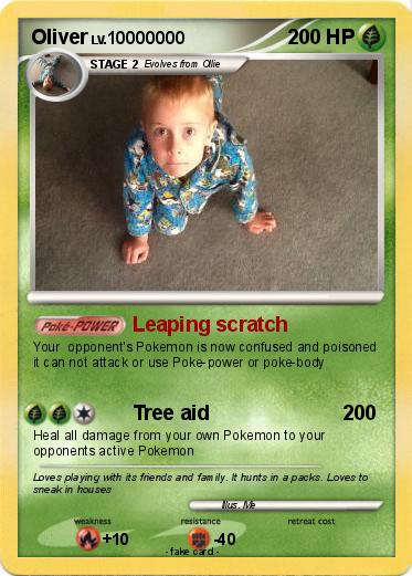 Pokémon Oliver 347 347 - Leaping scratch - My Pokemon Card