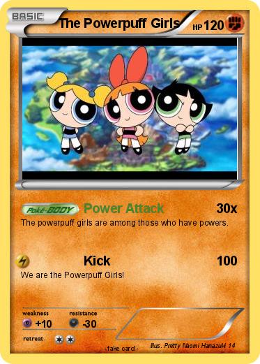 Pokémon The Powerpuff Girls 15 15 - Power Attack - My Pokemon Card