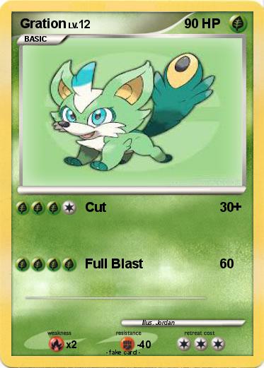 Pokémon Gration - Cut - My Pokemon Card