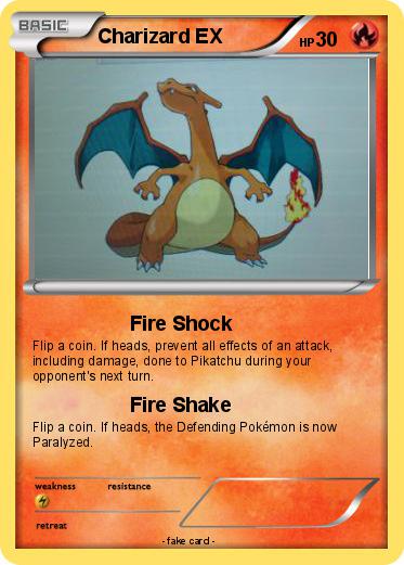 Pokémon Charizard EX 577 577 - Fire Shock - My Pokemon Card