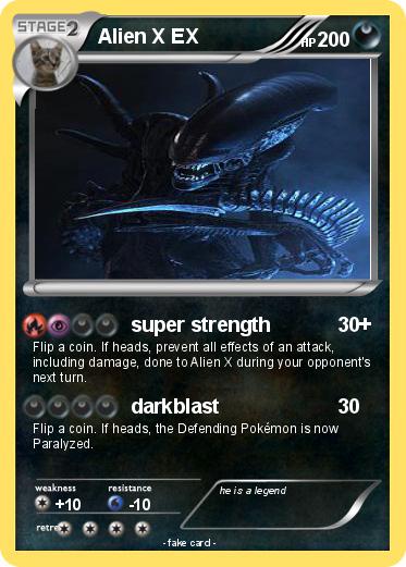 Pokémon Alien X EX - super strength - My Pokemon Card