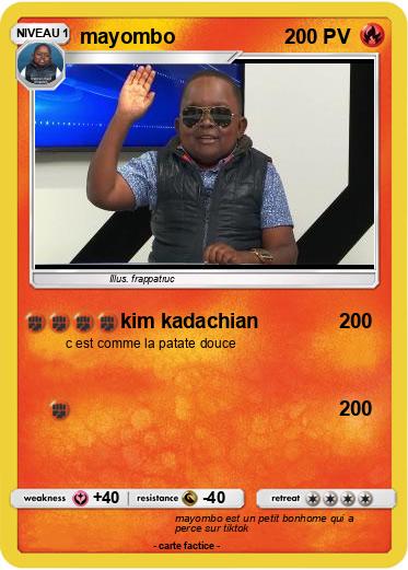 Pokémon mayombo 1 1 - kim kadachian - Ma carte Pokémon