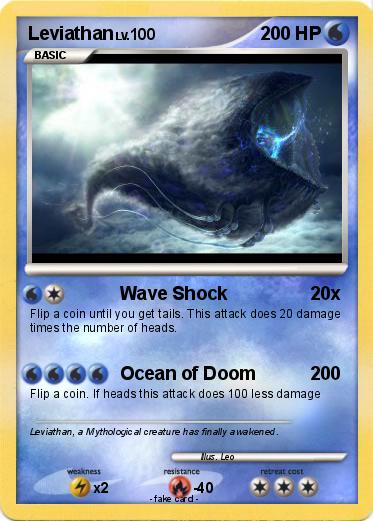 Pokémon Leviathan 176 176 - Wave Shock - My Pokemon Card
