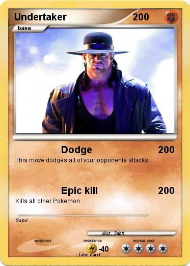 Pokémon Undertaker 988 988 - Dodge - My Pokemon Card