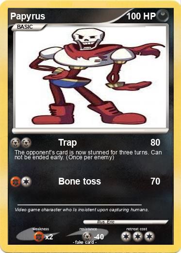 Pokémon Papyrus 594 594 - Trap - My Pokemon Card