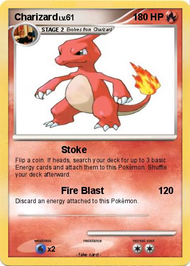 Pokémon Charizard 5213 5213 - Stoke - My Pokemon Card