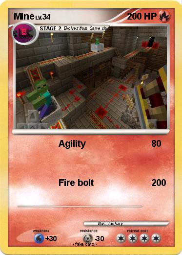 Pokémon Mine 609 609 - Agility - My Pokemon Card