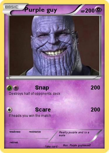 Pokémon Purple guy 242 242 - Snap - My Pokemon Card