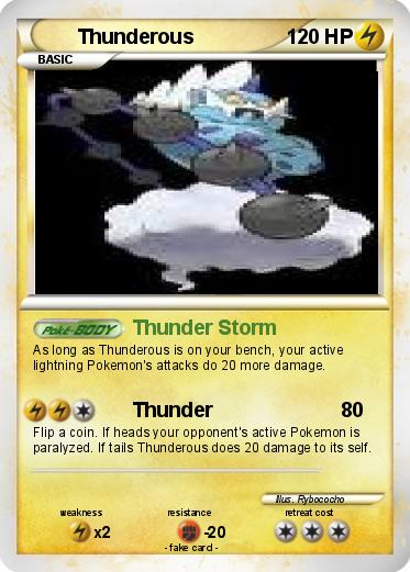 Pokémon Thunderous 2 2 - Thunder Storm - My Pokemon Card