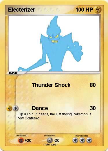 Pokémon Electerizer - Thunder Shock - My Pokemon Card