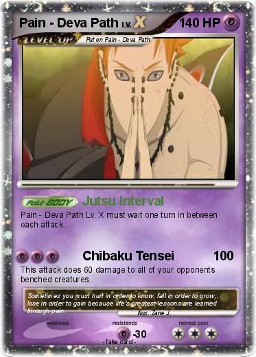 Pokémon Pain Deva Path 6 6 - Jutsu Interval - My Pokemon Card
