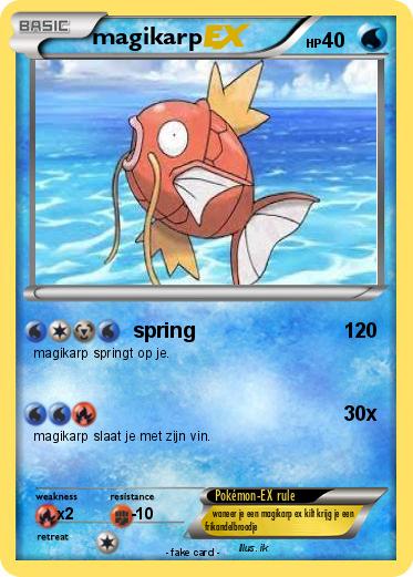 Pokémon magikarp 1891 1891 - spring - My Pokemon Card