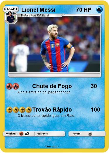Pokémon Lionel Messi 570 570 - Chute de Fogo - My Pokemon Card