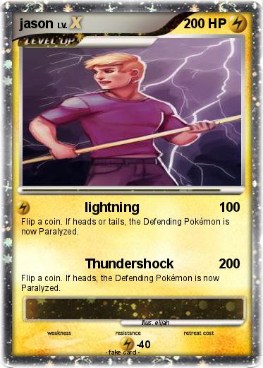 Pokémon jason 1179 1179 - lightning - My Pokemon Card